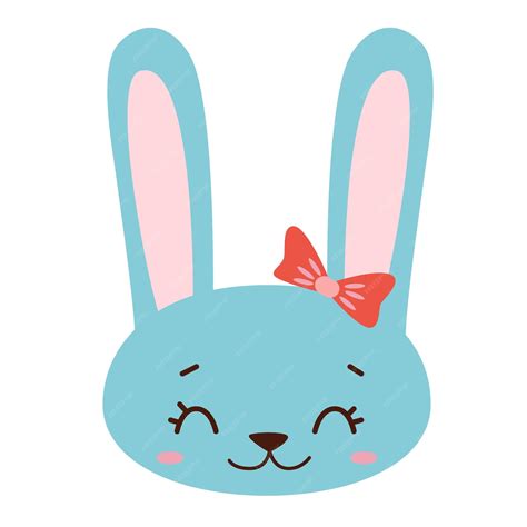 Premium Vector Bunny Girl Vector Flat Style Illustration