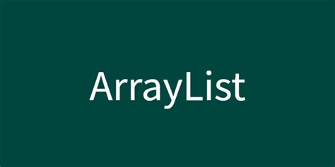 Arraylist
