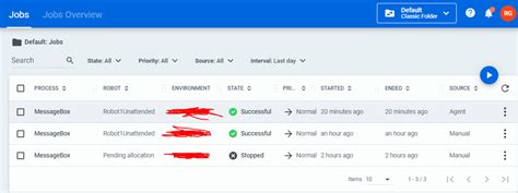Unable To Start Job From Orchestrator Using Start Job Activity