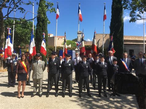 SMLH 83 Comité de la Seyne sur Mer Cérémonie du 8 mai avec les Cadets