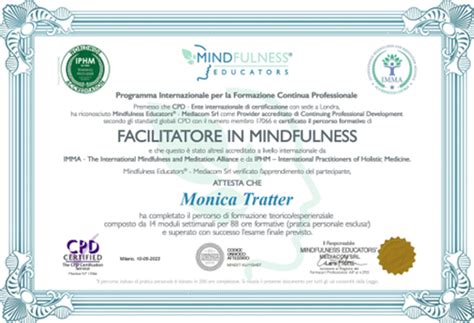 Mindfulness Facilitator Certificate