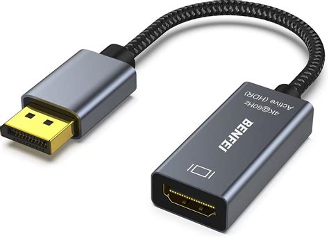 Benfei Active Displayport To Hdmi Adapter 4k60hz Compatible With Pc