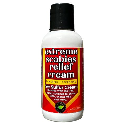 Scabies Individual Treatment Kit With 1 Scabies Relief Cream And 1 Scabi Tamed Organics Natural