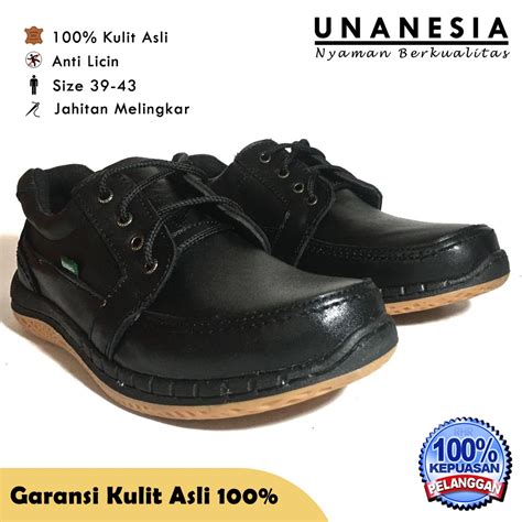 Jual Sepatu Loafer Pria Dewasa Bahan Kulit Sapi Asli Original Full
