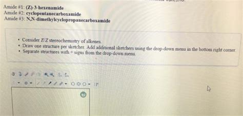 Solved Draw The Structure Of The Following Three Isomeric Amides With 1 Answer