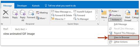 How To Insert And View Animated  Images In Outlook Email