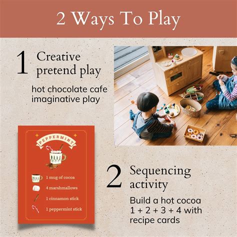 Hot Cocoa Recipe Cards Printable Hot Chocolate Dramatic Pretend Play