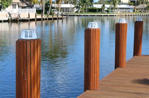 Boat Dock Piling Lights Shelly Lighting