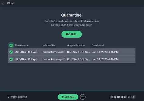 Project Vulnerability Test In Avg
