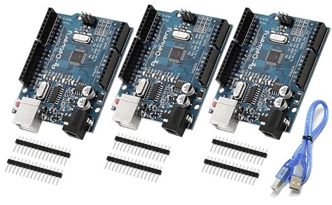 Azdelivery Mikrocontroller Board Az Atmega328 Board Mit Usb Kabel Inklusive E Book Amazon De
