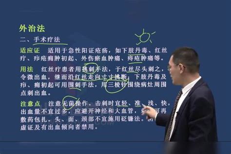 08中医外科学高级职称考试 中医外科疾病治法二山河医学网 考试 山河 医学网