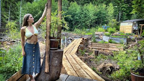 Raw Bushcraft Pathway From Logstrees To Lumber Chainsaw Milling Free