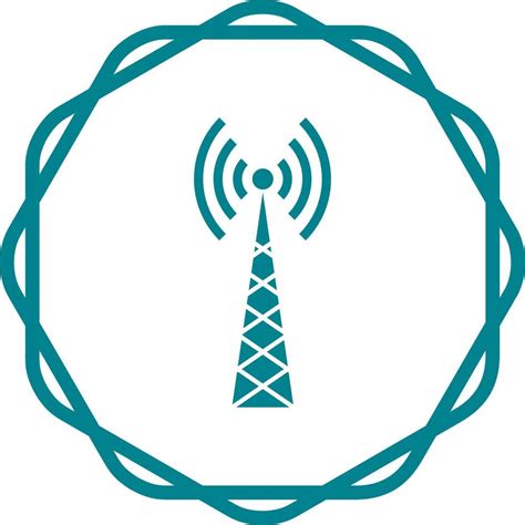 Telecom Tower Vector Icon 22426421 Vector Art At Vecteezy