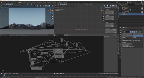 One Plane One Shader 100 Procedural Landscape Finished Projects Blender Artists Community
