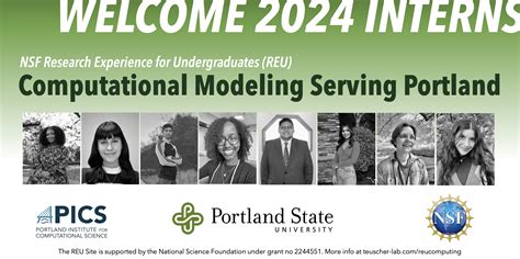 Cohort Virtual Nsf Reu Site On Computational Modeling Serving
