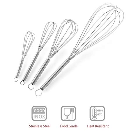 Small Whisk Stainless Steel Mini Wire Whisk Tiny Whisk Perfect For Whisking Beating Mixing