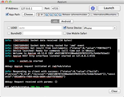 Seleniumworks Appium Native IOS App Testing WebDriver