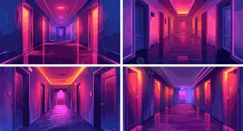 Scary Corridor Doors Stock Illustrations 51 Scary Corridor Doors