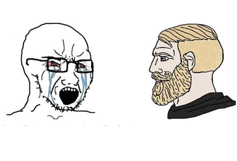 Soyboy Vs Yes Chad Blank Template Imgflip
