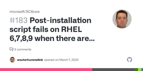 Post Installation Script Fails On Rhel 6789 When There Are Readonly