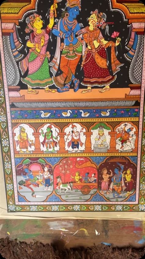 ଓଡ଼ିଆ Pattachitra ପଟ୍ଟଚିତ୍ର 🇮🇳 Freehand Pattachitra Sketch For Biginners Pattachitra Art