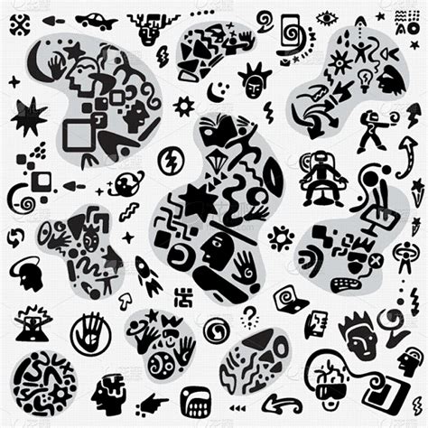 技术 抽象 符号 分离着色 创造力 电子人 计算机 男人 太空 沟通素材 花瓣网