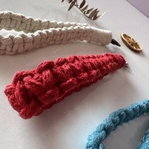 Macrame Keychain Pattern PDF Wristlet Key Chain Macrame For Beginners Macrame Lanyard Boho