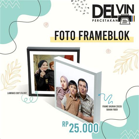 Jual Cetak Foto Frame Blok Shopee Indonesia