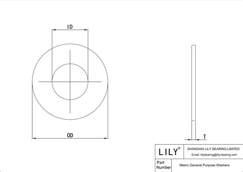 98688A144 Metric General Purpose Washers LILY Bearing