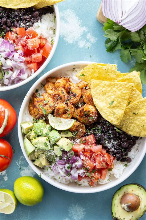 Blackened Shrimp Taco Bowls