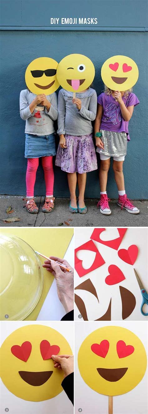 19 Cool Diy Photo Booth Props Diy Projects Party Ideas Emoji