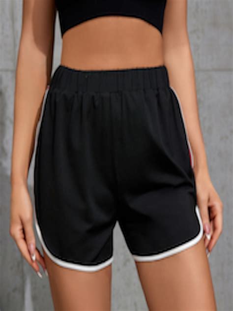 Buy Urbanic Women Black Sports Shorts Shorts For Women 18875968 Myntra