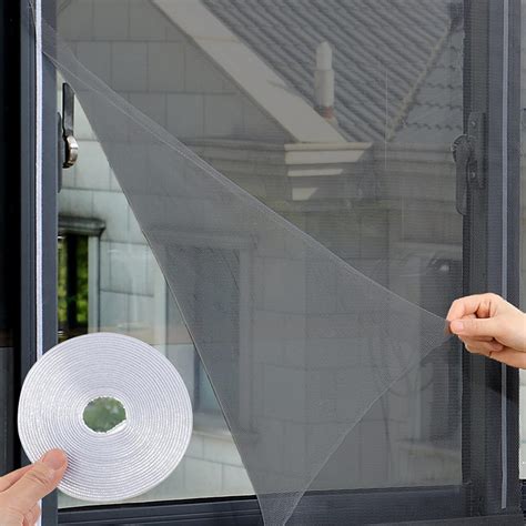 Moustiquaire Fenêtre Découpable Adhésive Protection Contre Insectes