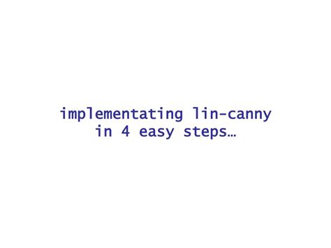 Ppt A Fast Algorithm For Incremental Distance Calculation Ming C Lin