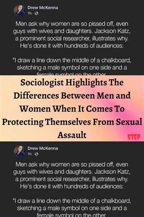 Sociologist Highlights The Differences Between Men And Women When It