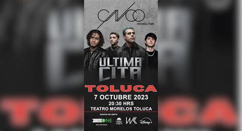 ¡cnco Llega A Toluca Con Su Tour Última Cita Checa Los Primeros