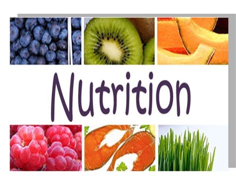 Nutrient Groups