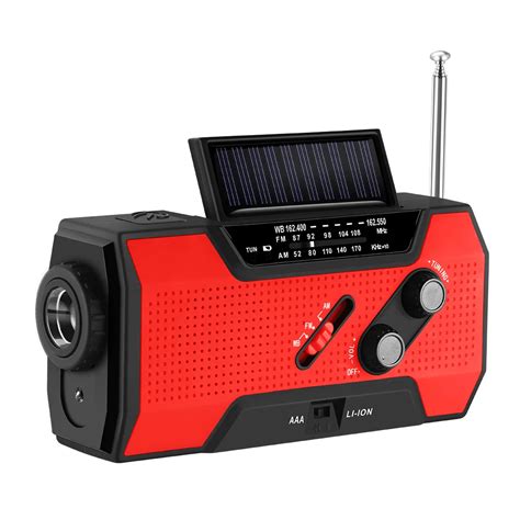 Aliexpress Buy For NOAA Weather Radio Emergency Solar Hand Crank