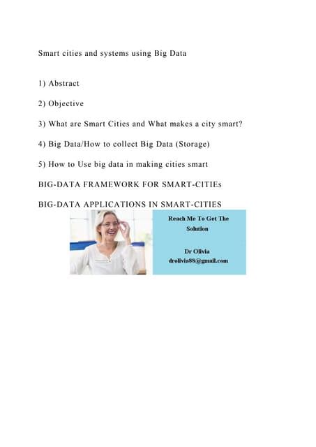 smart cities and systems using big data1 abstract2 objec docx