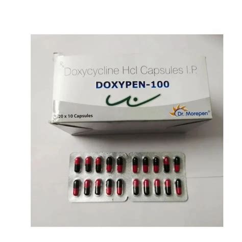 Doxycycline 100mg Capsules Packaging Size 10x20 At ₹ 104 Box In Nagpur