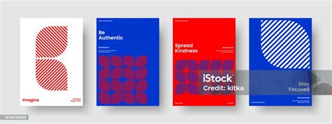 Tata Letak Poster Terisolasi Desain Brosur Geometris Template Sampul