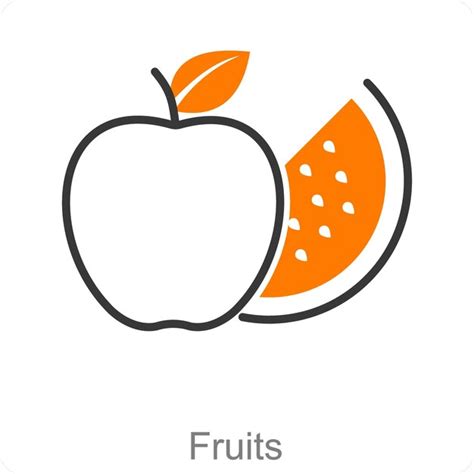 Frutas Y Hortalizas Vector Premium