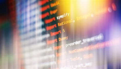Código De Script De Computador Abstrato Tela De Código De Programação