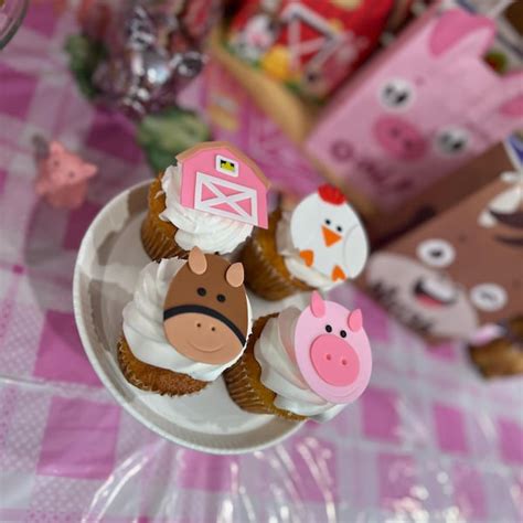 Tik Tok Inspired Cupcake Toppers Fondant Cupcake Toppers Edible Tik