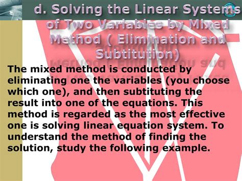 Ppt A Linear Equation System Of Two Variables Powerpoint Presentation Id 5065682