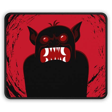 Black Troll Monster Gaming Mouse Pad Monster Mash