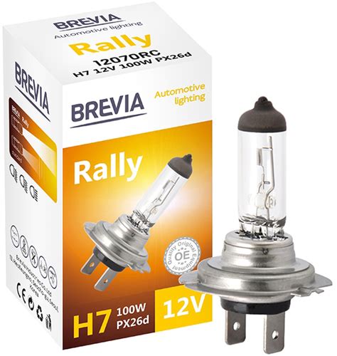 Галогеновая лампа Brevia H7 12V 100W PX26d Rally CP (12070RC) – фото ...