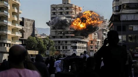 Israeli Strike Hits Beirut As Lebanons Death Toll Surpasses 3500