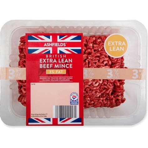 Ashfields British Extra Lean Beef Mince 3 Fat 400g Compare Prices And Where To Buy Trolley