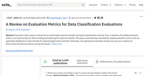 A Review On Evaluation Metrics For Data Classification Evaluations